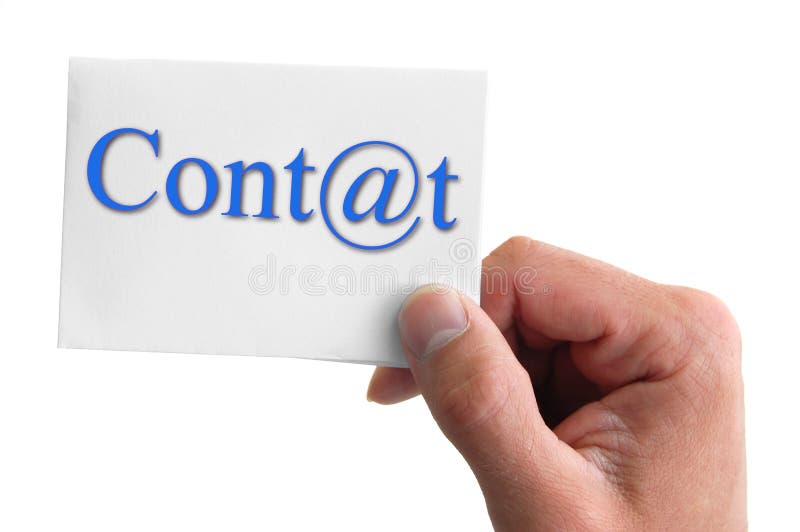 Lettering Contact US stock photo. Image of information - 16619634