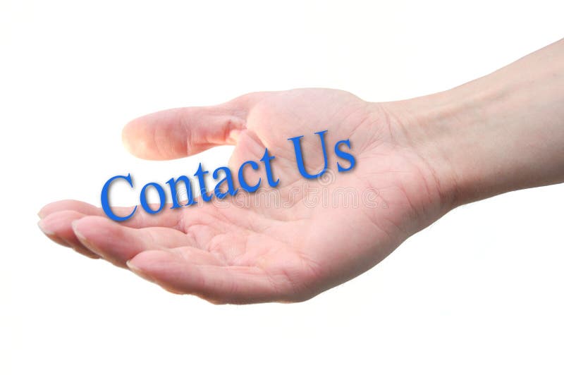 Lettering Contact US stock photo. Image of information - 16619634