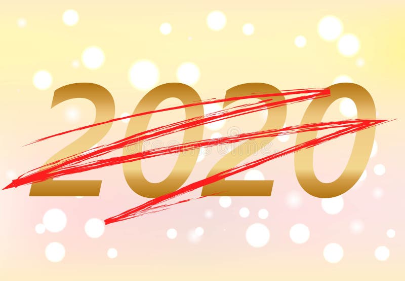 Lettering 2020 Ends Concept End 2020 New Year 2021 Simple Vector ...