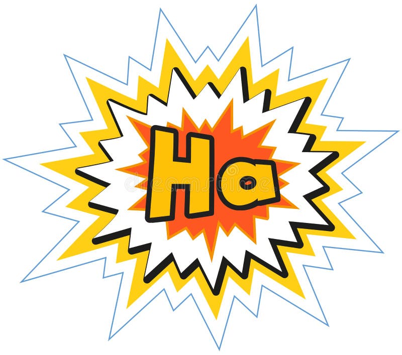 Lettering, Ha Inscription Sticker. Conversation Phrase in Form of Style ...