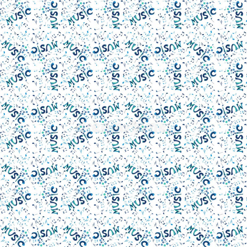 Music Notes Scattered Stock Illustrations – 940 Music Notes Scattered ...