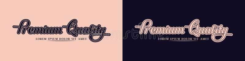 Lettering for Packaging and Label Premium Quality Stock Vector ...