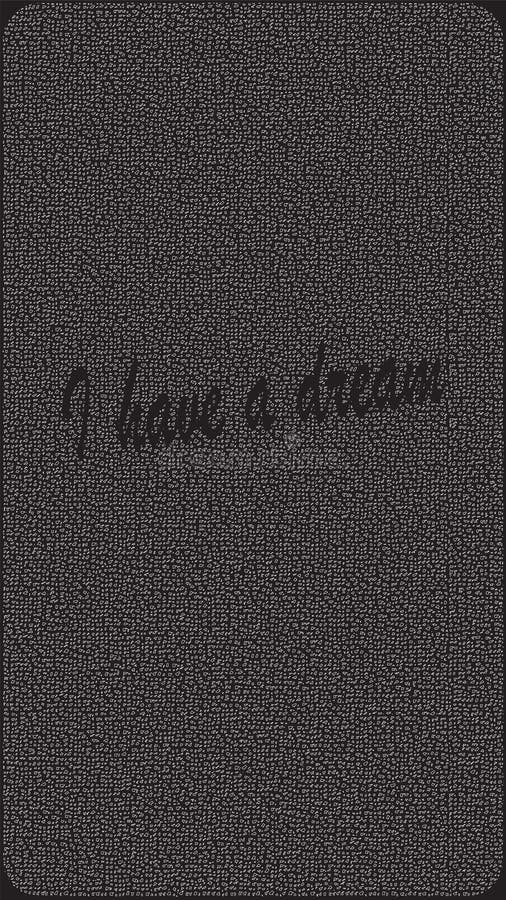 Lettering Quote on the Abstract Grunge Gray-black Background Stock ...