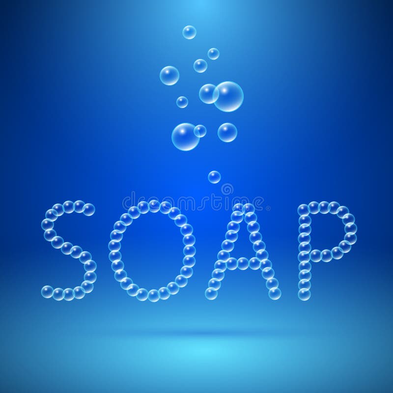 Soap stock vector. Illustration of soap, laundry, bubble - 10035381