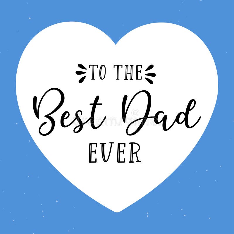 Lettering To the Best Father in German Stock Vector - Illustration of ...
