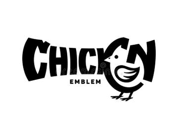 Vector Chicken Calligraphy Emblem Stock Illustrations – 247 Vector ...