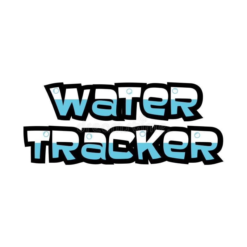 Daily Water Tracker Balance Vector Calendar. Habit Tracker Concept and ...