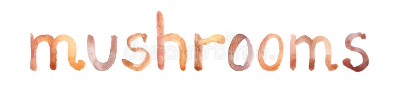 Word Mushroom Stock Illustrations – 778 Word Mushroom Stock ...