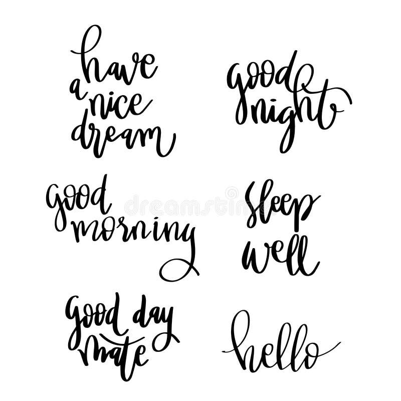 Lettering words stock vector. Illustration of drawing - 193588612