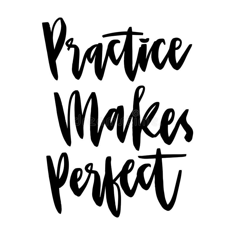 Practice Makes Perfect Stock Illustrations – 142 Practice Makes Perfect ...