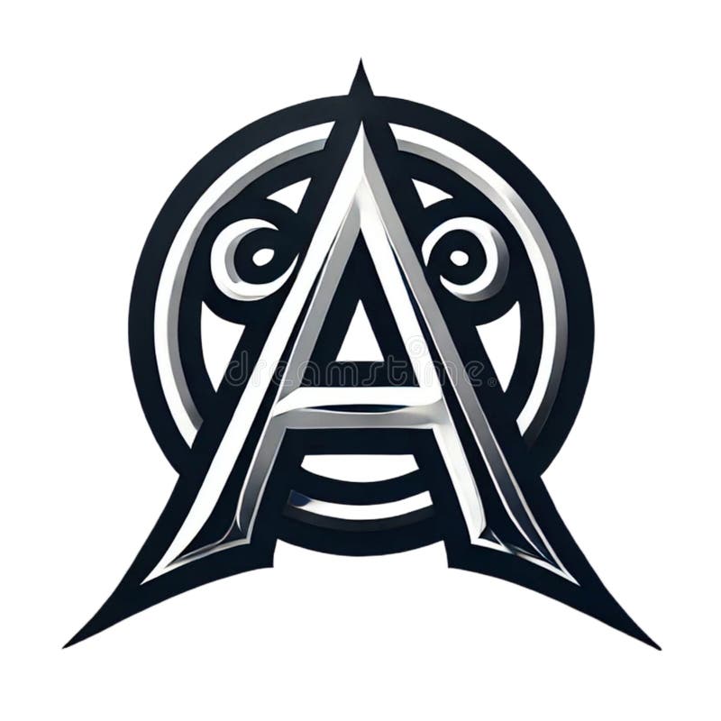 A Lettermark Logo of a, Also Known As an Initial Logo Stock ...