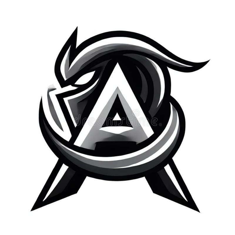 A Lettermark Logo of a, Also Known As an Initial Logo Stock ...