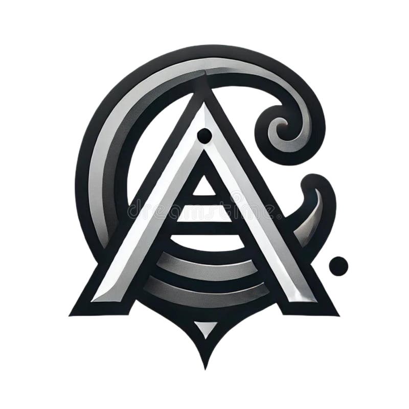 A Lettermark Logo of a, Also Known As an Initial Logo Stock ...