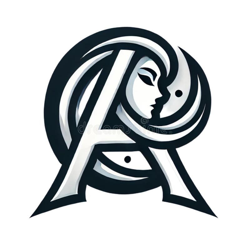 A Lettermark Logo of a, Also Known As an Initial Logo Stock ...