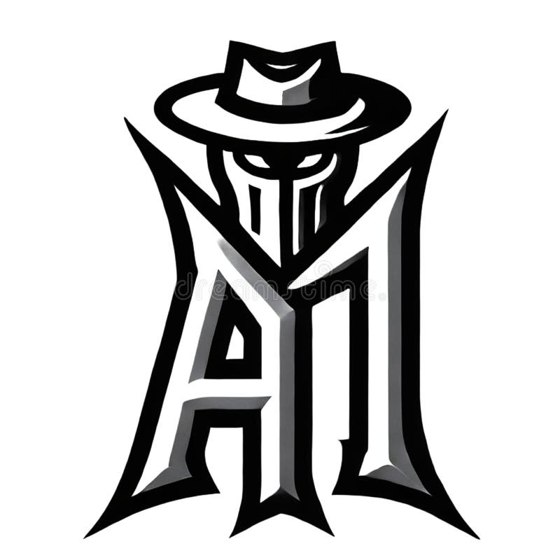 A Lettermark Logo of A1, Also Known As an Initial Logo Stock ...