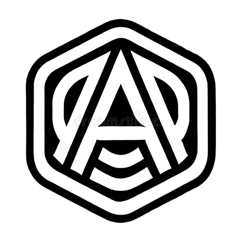 A Lettermark Logo of a, Also Known As an Initial Logo Stock ...