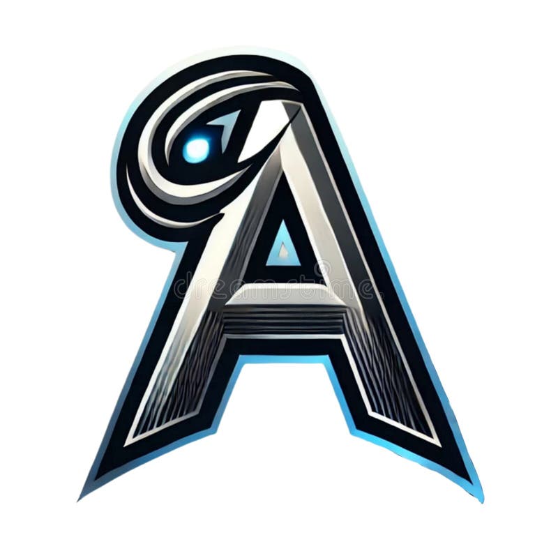 A Lettermark Logo of a, Also Known As an Initial Logo Stock ...