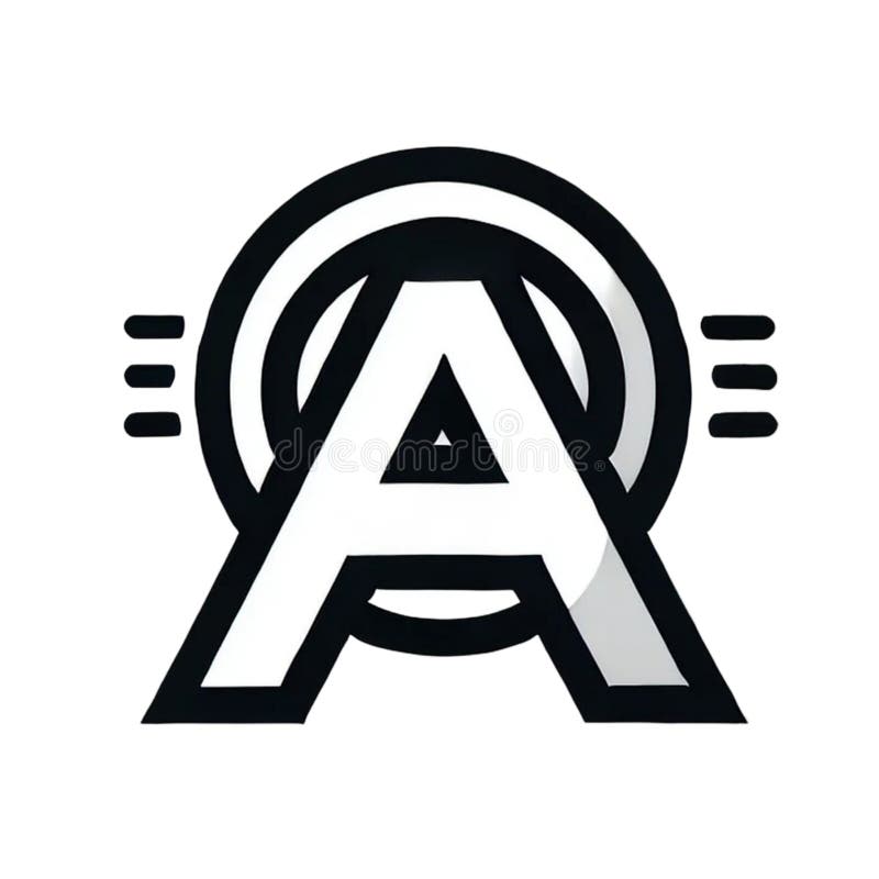 A Lettermark Logo of a, Also Known As an Initial Logo Stock ...