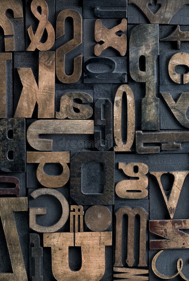 Letterpress alphabet stock photo. Image of letters, design - 42117082