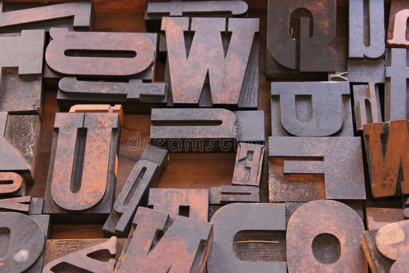 Letterpress alphabet stock photo. Image of letters, design - 42117082