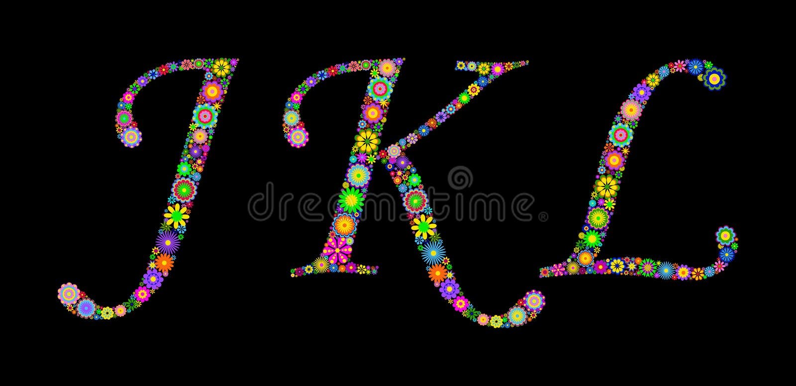 Beautiful Ornament, Letter K Stock Vector - Illustration of artwork ...