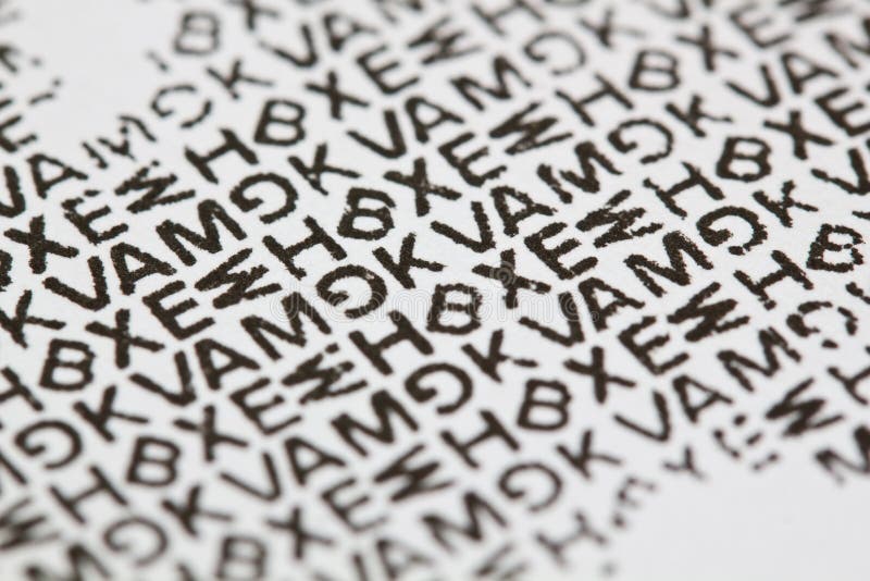 Scrambled Letters stock photo. Image of tiles, piece - 27218598