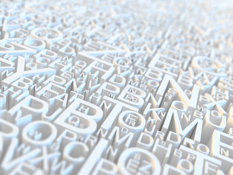Falling letters stock photo. Image of typeset, blur, shapes - 18590732