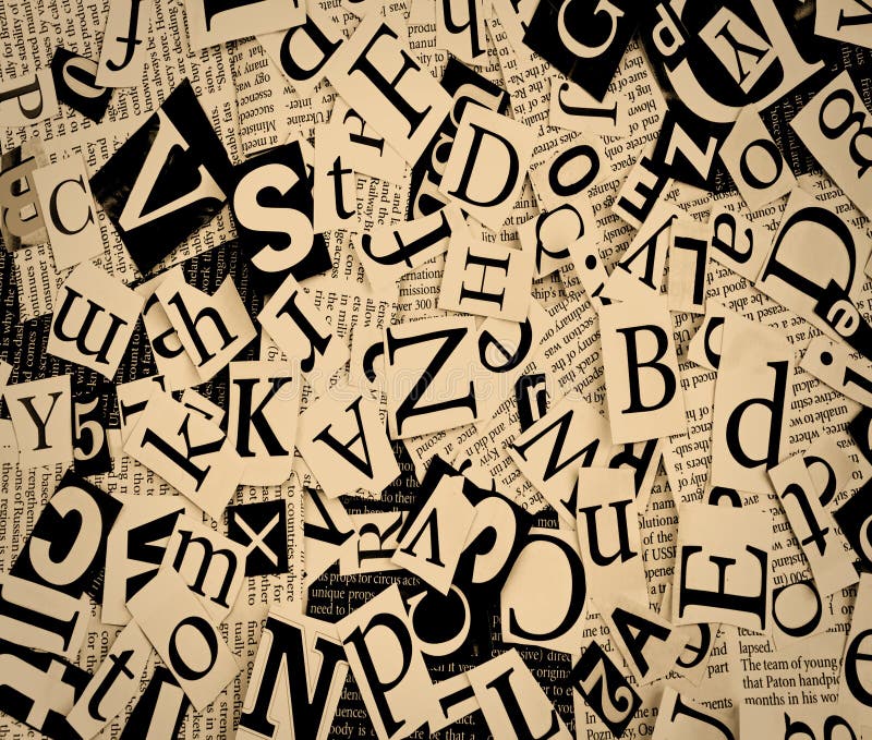 Floating Letters stock illustration. Illustration of abstract - 1359361