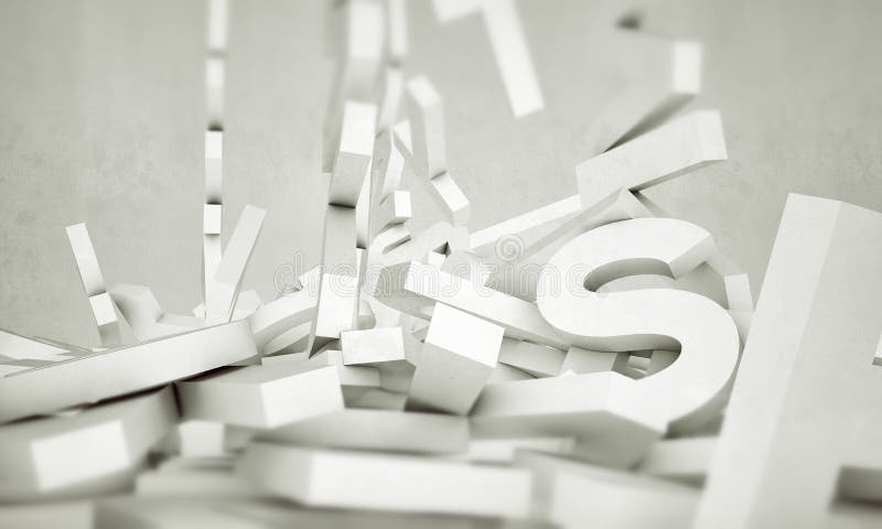 Letter Jumble Background Alphabet Words Spilled Mess Stock Illustration ...