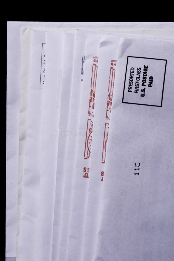 Letter Sender and Receiver Format Stock Image - Image of letter, post ...