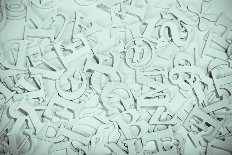 Old Typeset Letters stock photo. Image of bevel, surface - 15245774