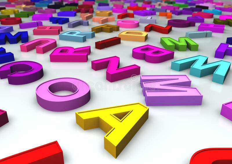 Colorful Metal Letters Stock Illustrations – 3,136 Colorful Metal ...