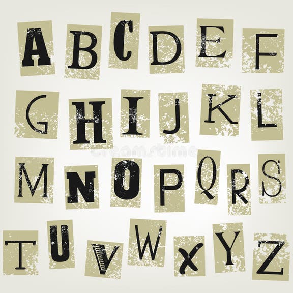 Anonymous Letters Stock Illustrations – 532 Anonymous Letters Stock ...