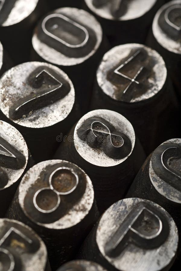 Movable type stock photo. Image of isolated, font, design - 1569080