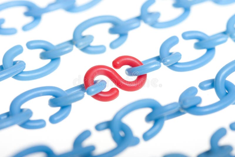 Letters as chain stock photo. Image of single, macro - 14739314
