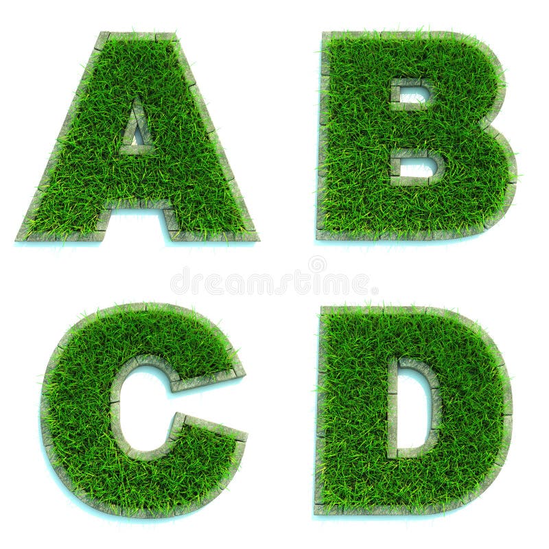Abc Grass Letters Stock Illustrations – 1,135 Abc Grass Letters Stock ...
