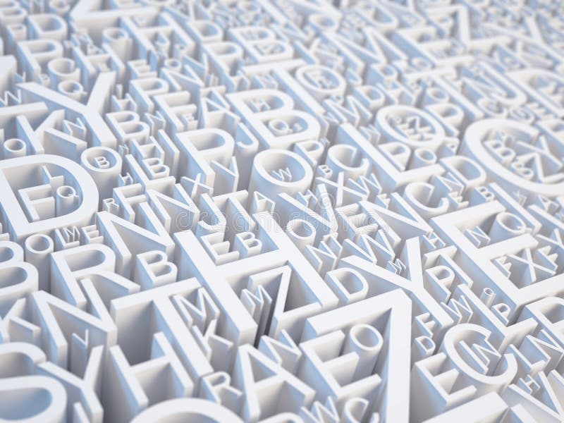 Abstract Letters Alphabet Background Stock Image - Image of type, text ...
