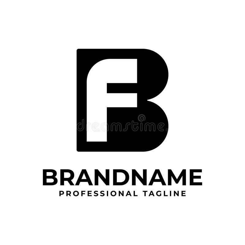 Letters BF Monogram Logo, Suitable for Any Business with FB or BF ...