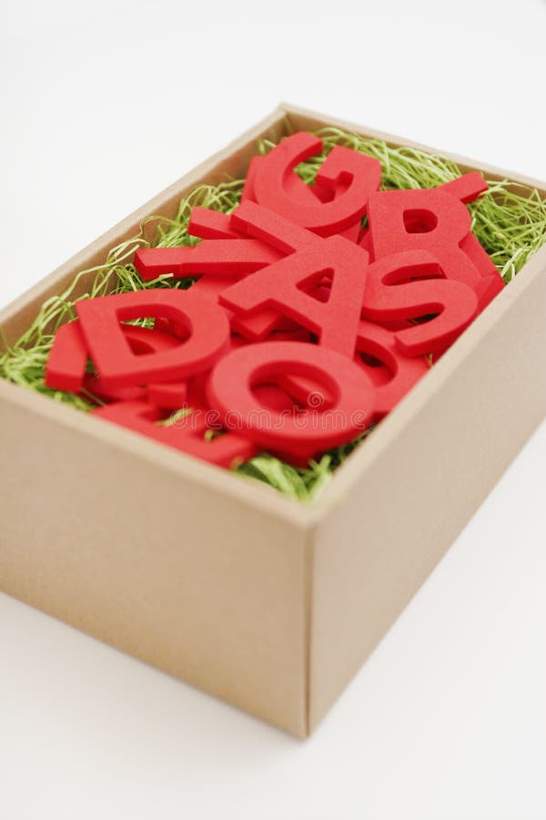 Letters in a box stock image. Image of communication - 44864045