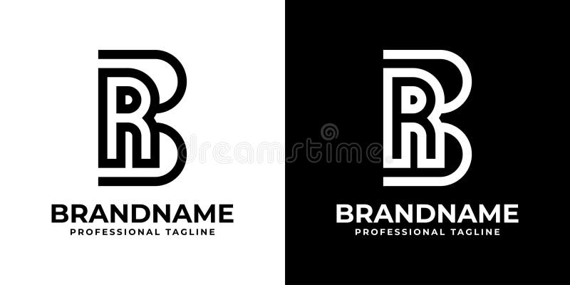 Letters BR Monogram Logo, Suitable for Any Business with BR or RB ...