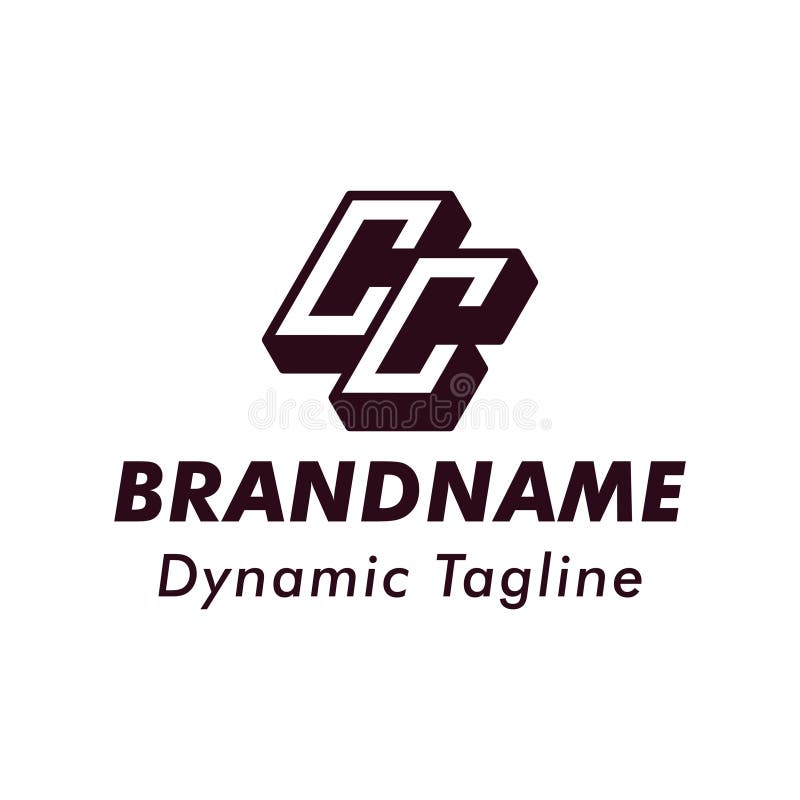 Letters CC 3D Monogram Logo, Suitable for Business with CC Initials ...