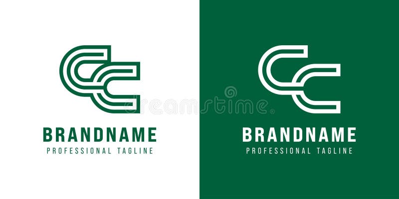 Letters CC Monogram Logo, Suitable for Any Business with CC Initials ...