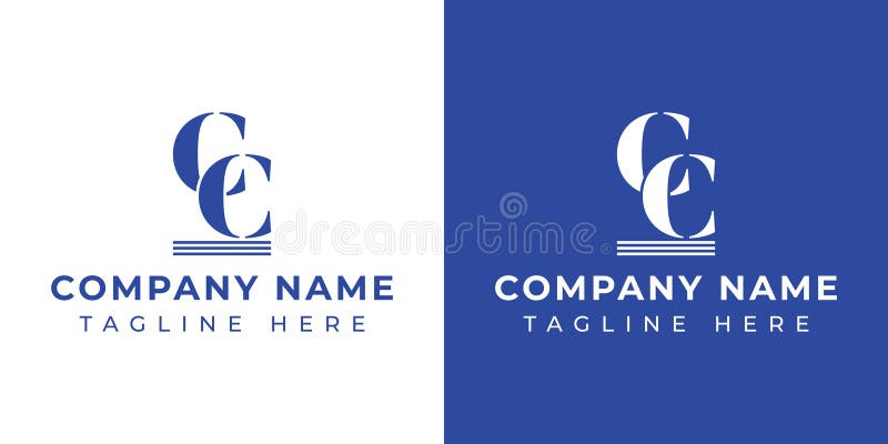 Letters CC Pillar Logo Set, Suitable for Any Business with CC Related ...