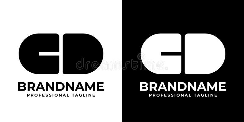 Letters CD Monogram Logo, Suitable for Any Business with CD or DC ...