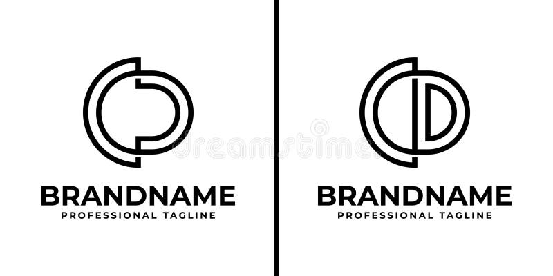 Letters CD Monogram Logo, Suitable for Any Business with CD or DC ...