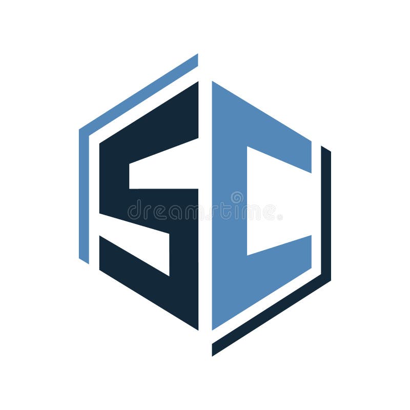 Abstract Letters CS Initial C & S Combination Logo Design Vector ...