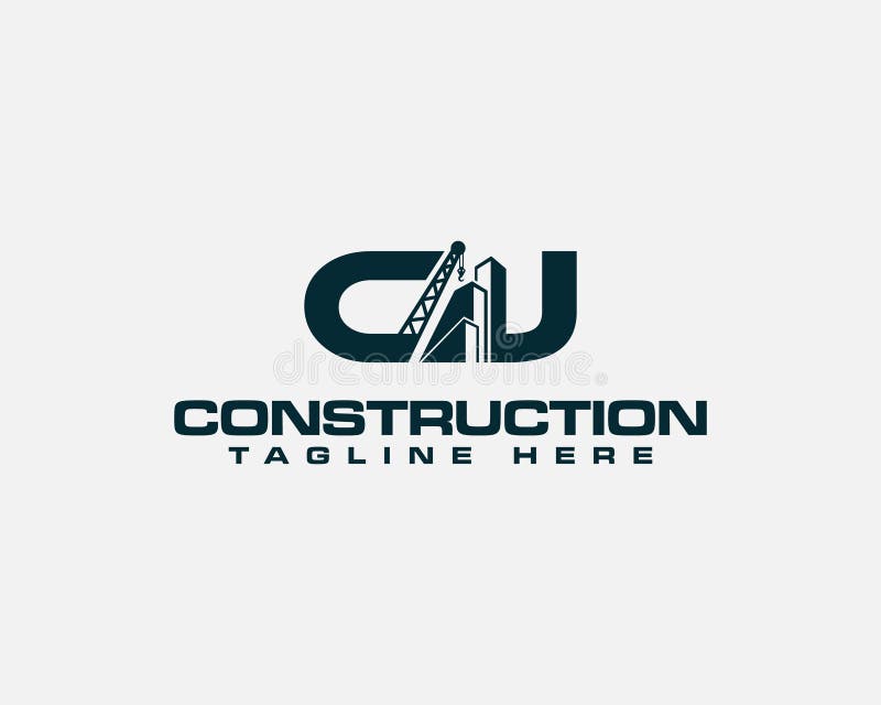 Real Estate Construction Logo Stock Vector - Illustration of font ...