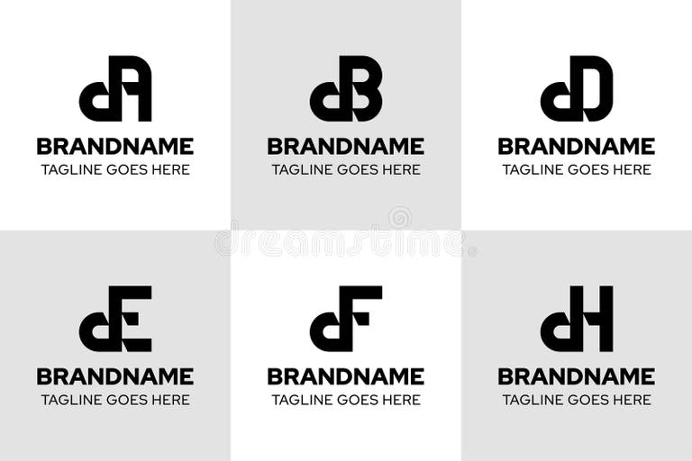 Letters Da Logo Stock Illustrations – 829 Letters Da Logo Stock ...