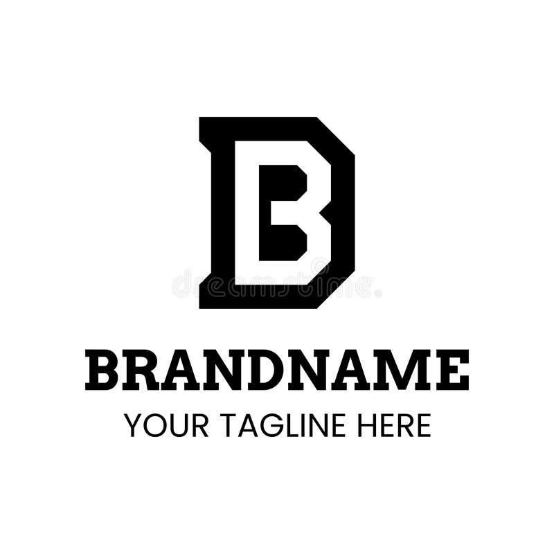 Letters DB Monogram Logo, Suitable for Any Brand with BD or DB Initials ...