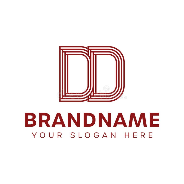 Letters DD Monogram Logo, for Business with DD Initials Stock Vector ...